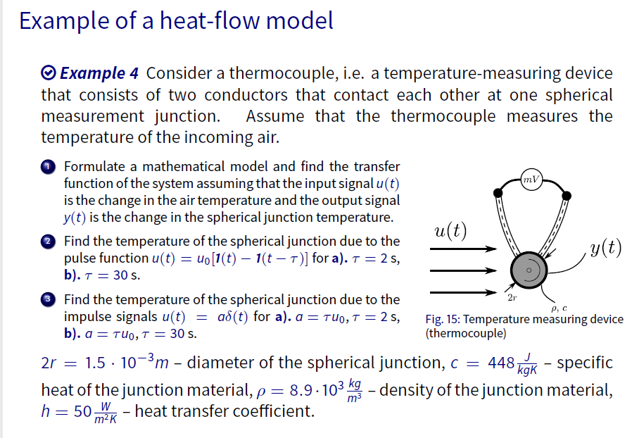 Example of a heat-flow model Example 4 Consider a | Chegg.com