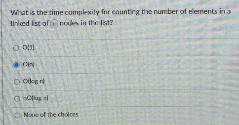 Solved Nodes in a linked list may or may not be stored | Chegg.com
