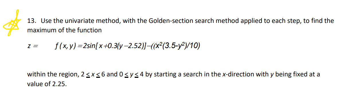 Solved 13. Use the univariate method, with the | Chegg.com