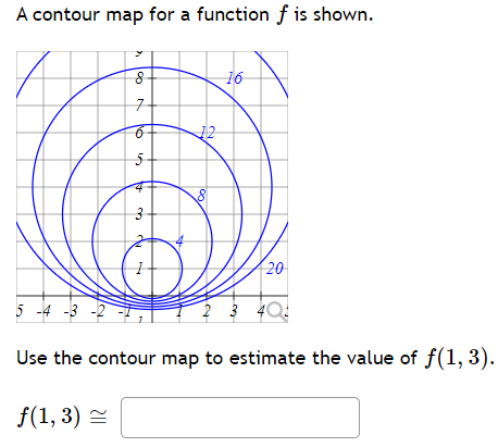Solved A contour map for a function f is shown. Use the | Chegg.com