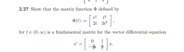 Solved Theorem 235 Putzer Algorithm For Finding At Leti 1265