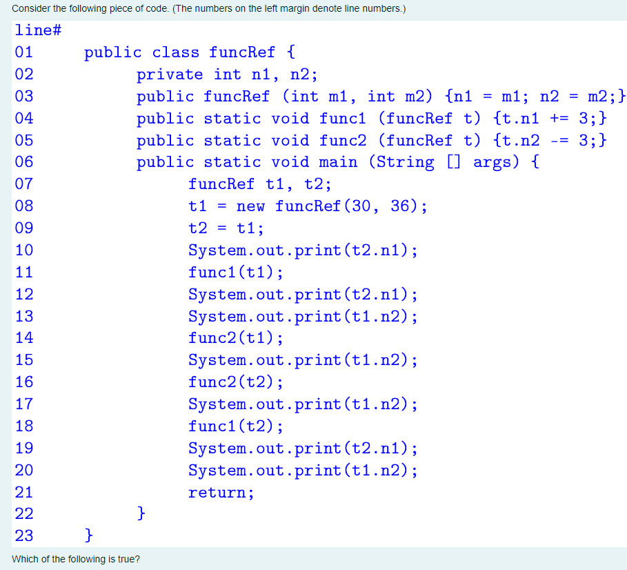 Solved Which of the following is true?a. The reference value | Chegg.com