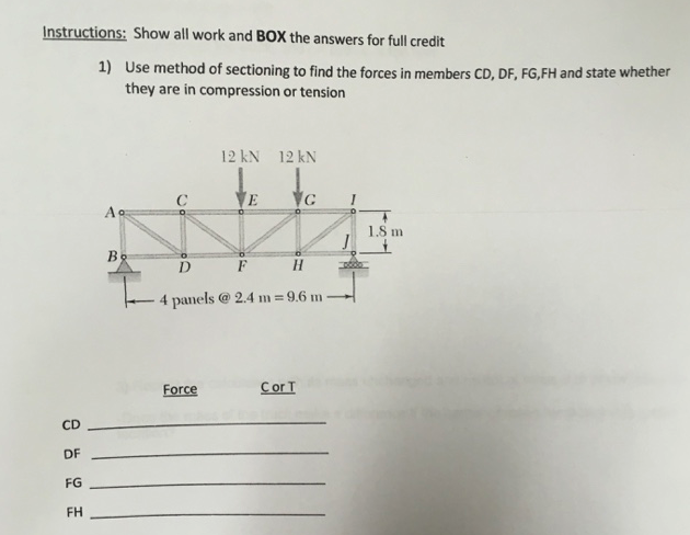 Solved Instructions: Show all work and BOX the answers for | Chegg.com