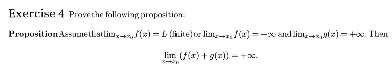 Solved Exercise 4 Prove the following proposition: | Chegg.com