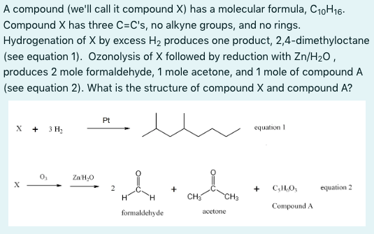 Solved A compound (we'll call it compound X) ﻿has a | Chegg.com