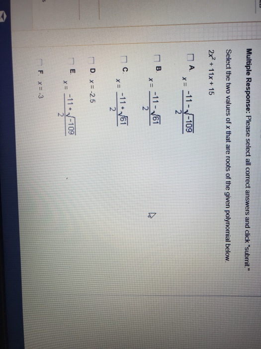 Solved Multiple Response: Please select all correct answers | Chegg.com Solved Multiple Response: Please select all correct answers | Chegg.com