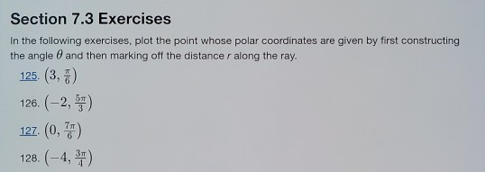 Solved Section 7.3 Exercises in the following exercises, | Chegg.com
