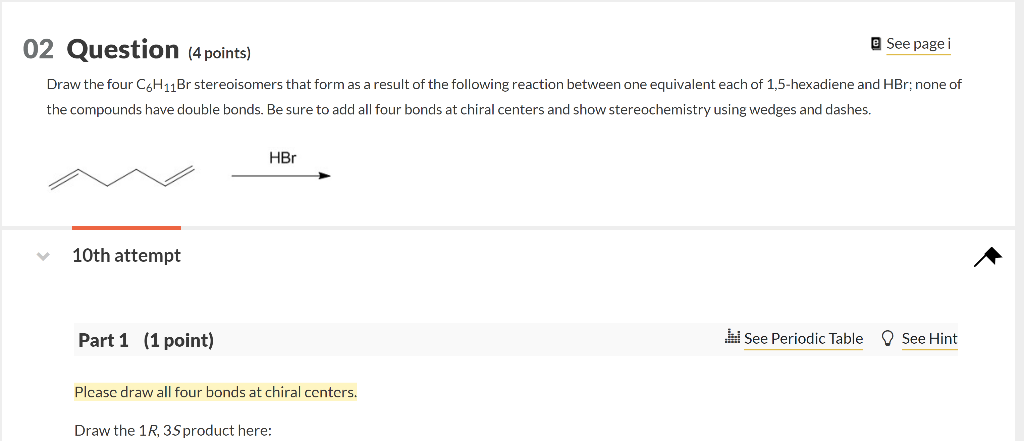 Solved 2 Question (4 points) Draw the four C6H11Br | Chegg.com