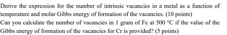 Solved Derive the expression for the number of intrinsic | Chegg.com