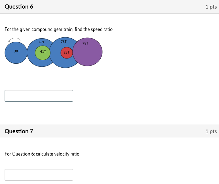 Solved For the given compound gear train, find the speed | Chegg.com