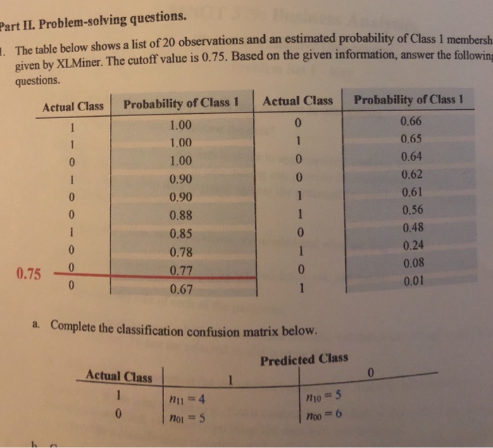 Solved How did they n11=4, n01=5, n10=5, and n00=6 for a at | Chegg.com