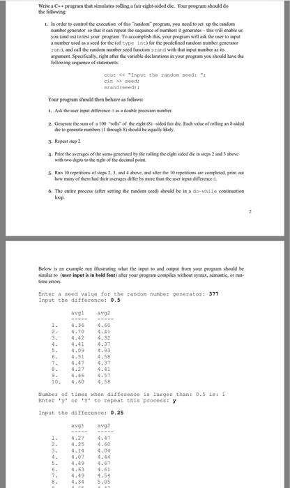 Wrilea C+program that simulates solling a fair | Chegg.com