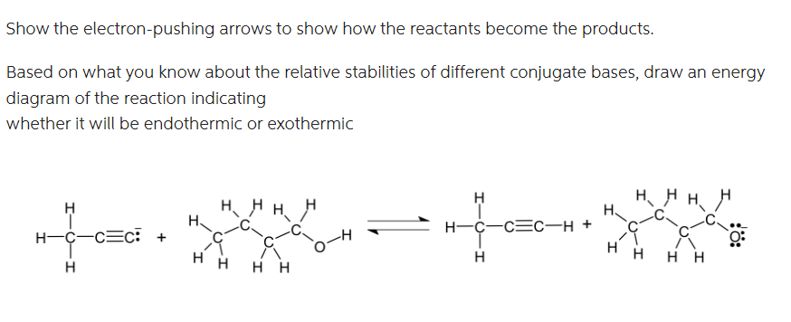 Solved Show the electron-pushing arrows to show how the | Chegg.com