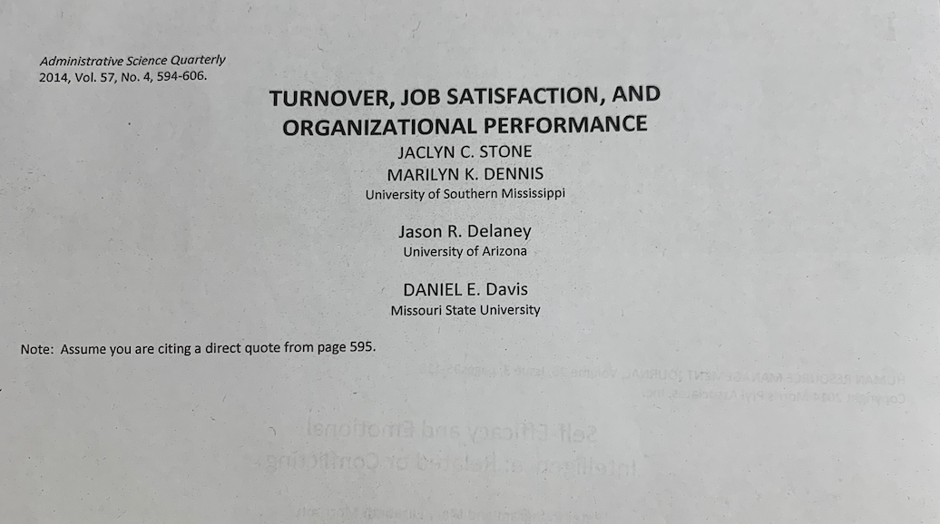 Administrative Science Quarterly 2014, Vol. 57, No. | Chegg.com