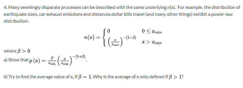 Solved 4. Many seemingly disparate processes can be | Chegg.com