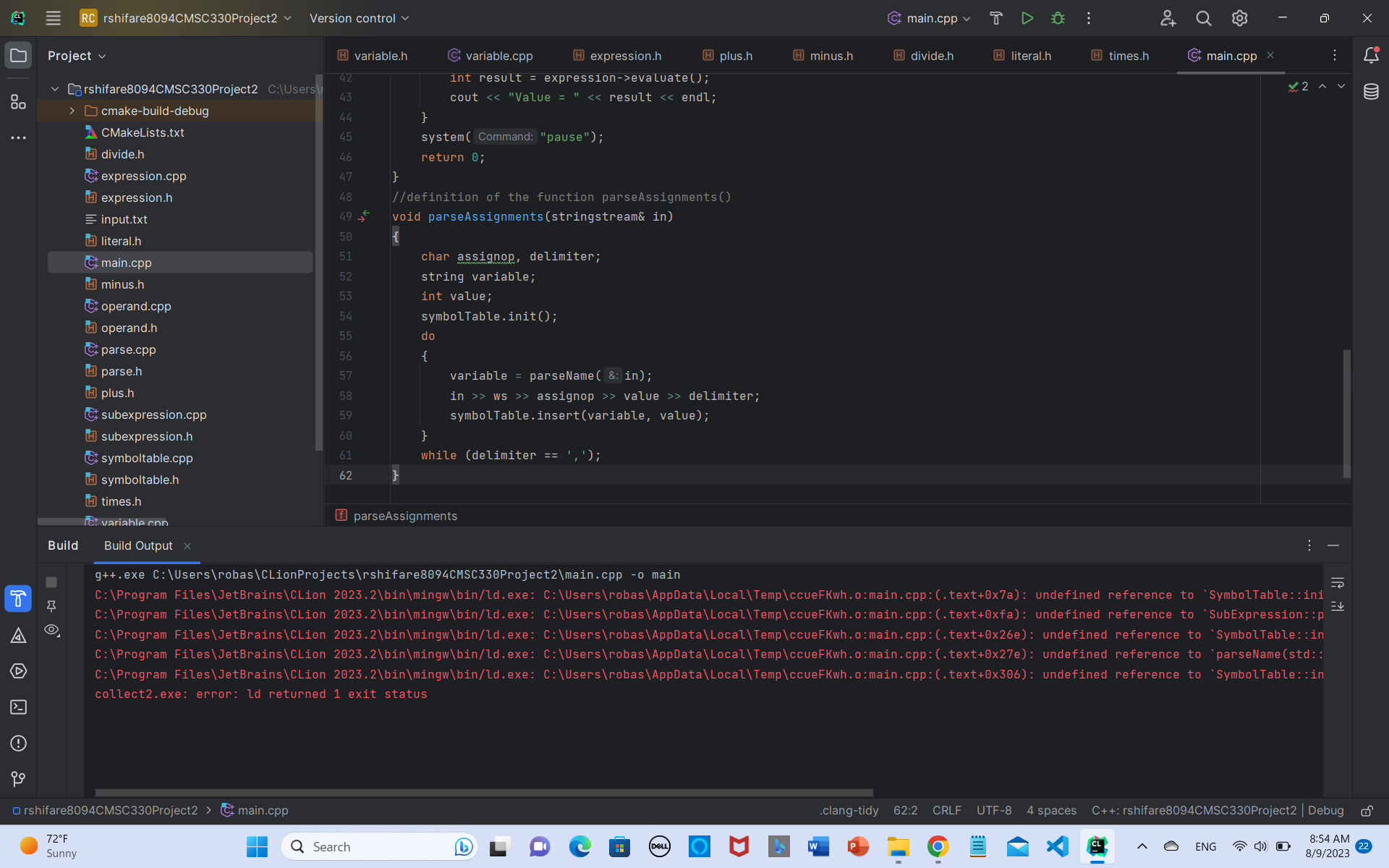 Project \\( \\checkmark \\) | Chegg.com