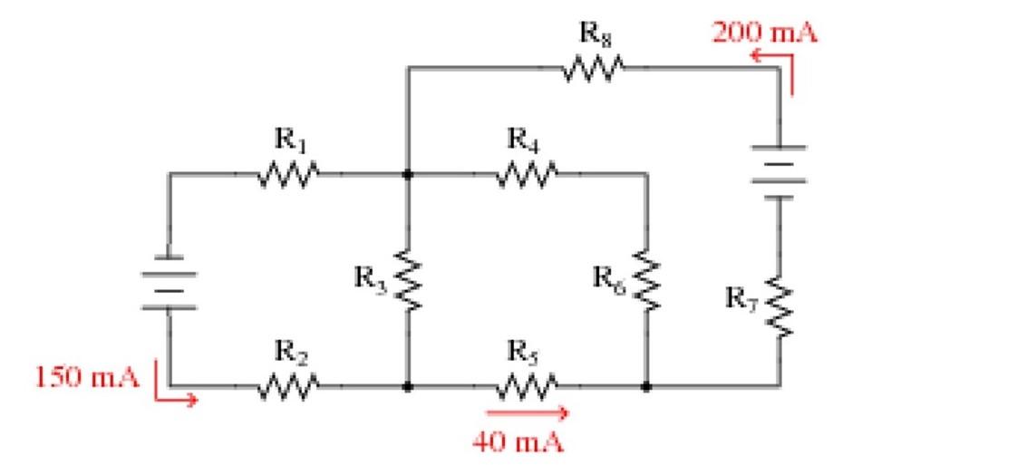 Solved Find the values of IR1 , IR2 , IR3 , IR4 , IR5 , IR6 | Chegg.com