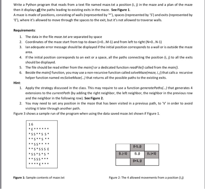 Write a Python program that reads from a text file | Chegg.com