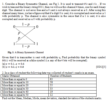 Solved Show me the steps to solve Consider a Binary | Chegg.com