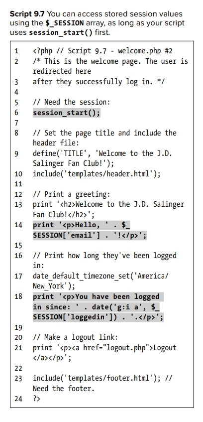 Solved In this assignment you need to recreate scripts 9.6 | Chegg.com