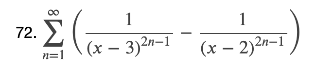 Solved In the following exercises, express each series as a | Chegg.com Solved In the following exercises, express each series as a | Chegg.com