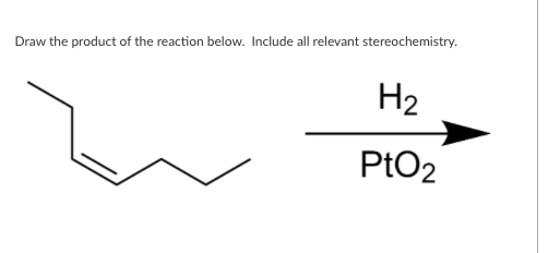 Solved Draw the product of the reaction below. Include all | Chegg.com