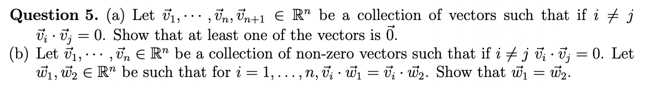 Solved Un, Un+1 € Rª be a collection of vectors such that if | Chegg.com