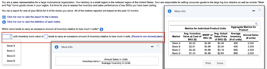 Solved You are a sales representative for a large | Chegg.com