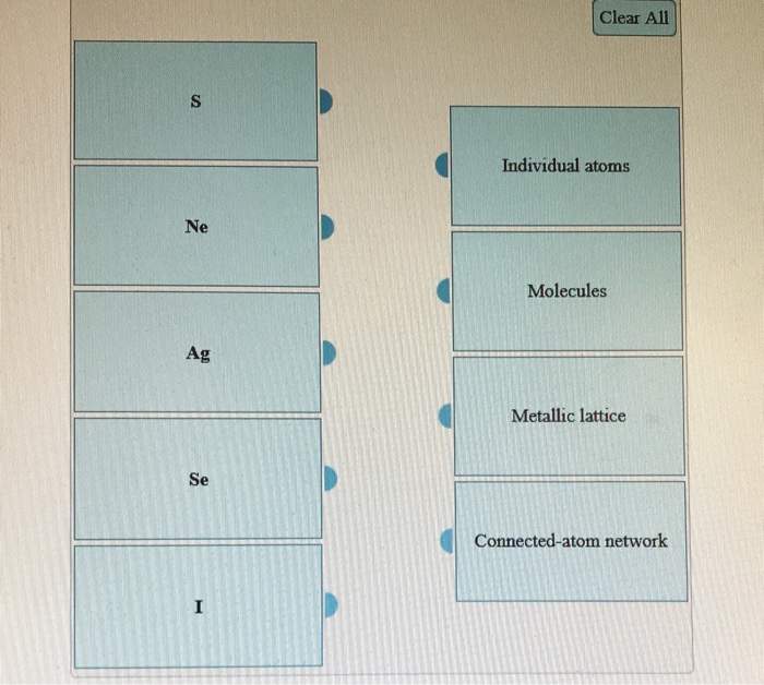 Solved match each of the following on the left to an element | Chegg.com