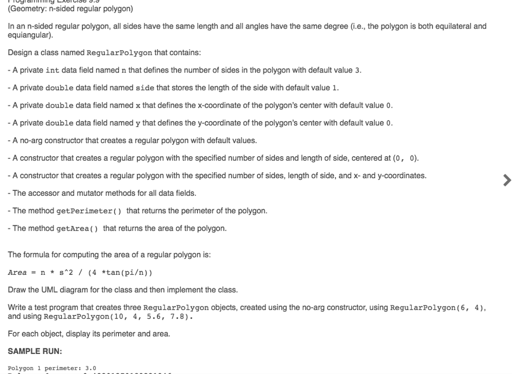 Solved (Geometry: n-sided regular polygon) In an n-sided | Chegg.com Solved (Geometry: n-sided regular polygon) In an n-sided | Chegg.com