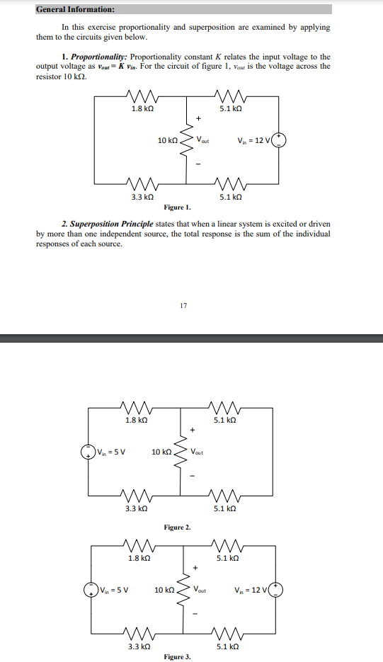 Solved General Information: In this exercise proportionality | Chegg.com