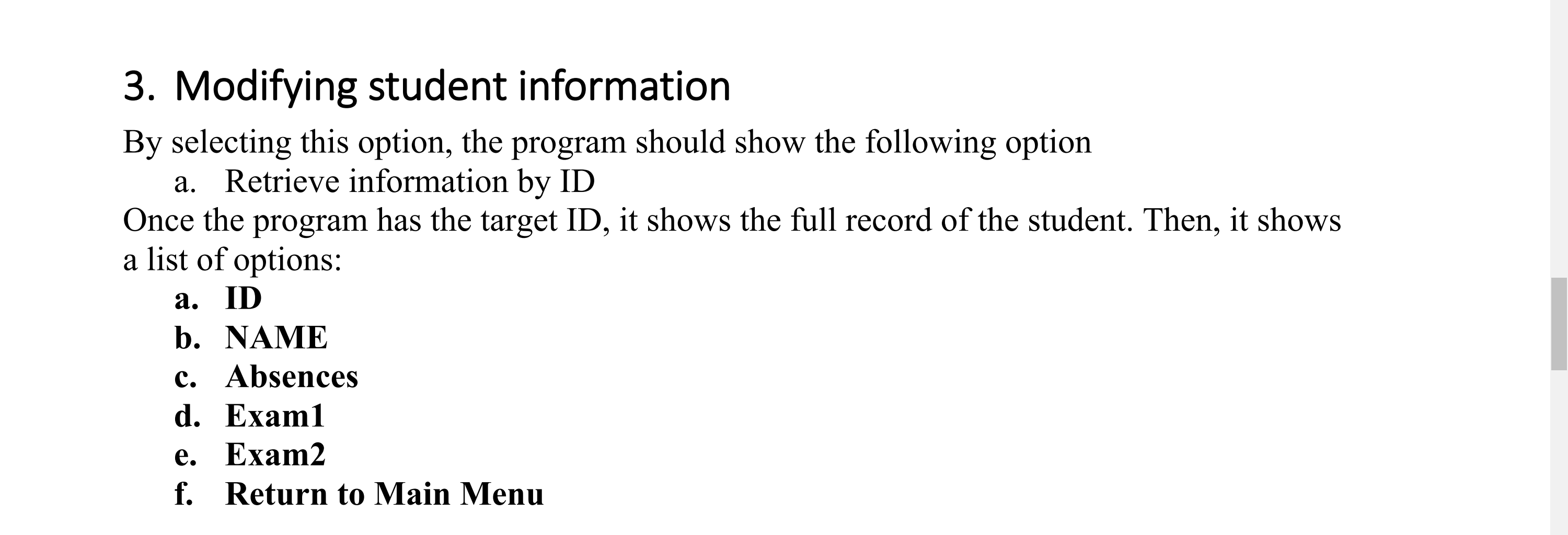 Solved Suppose student course information is stored in text | Chegg.com