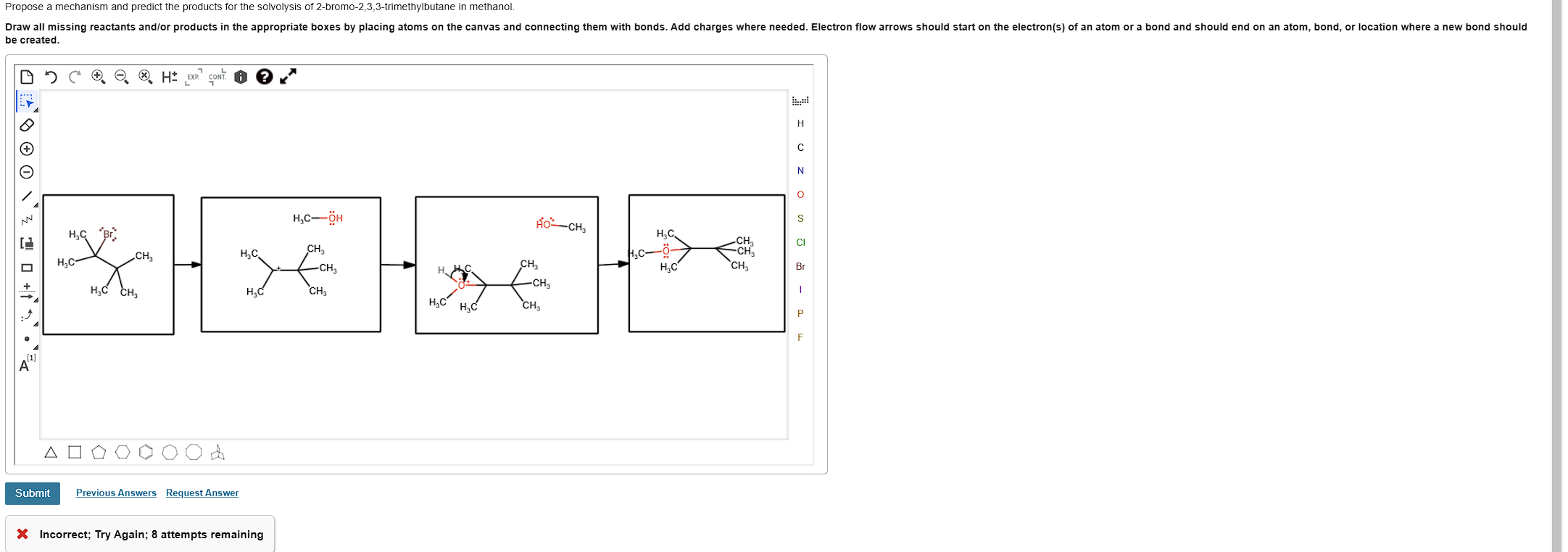 Solved Propose a mechanism and predict the products for the | Chegg.com