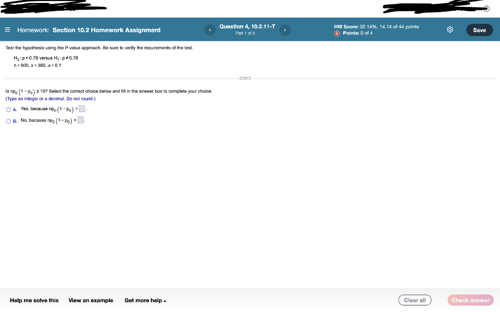 Solved E Homework: Section 10.2 Homework Assignment Question | Chegg.com