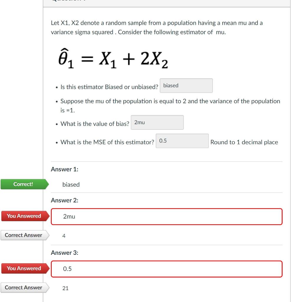 Solved Let X1, X2 denote a random sample from a population | Chegg.com