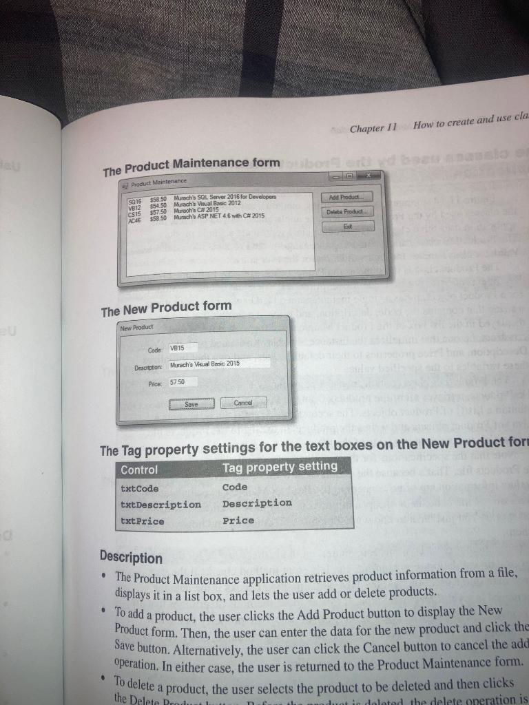 Solved MURACHS 2015 "VISUAL BASIC" """"""VISUAL | Chegg.com
