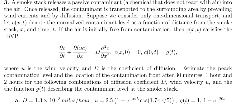 Convection Diffusion Reaction Equation Matlab - Tessshebaylo