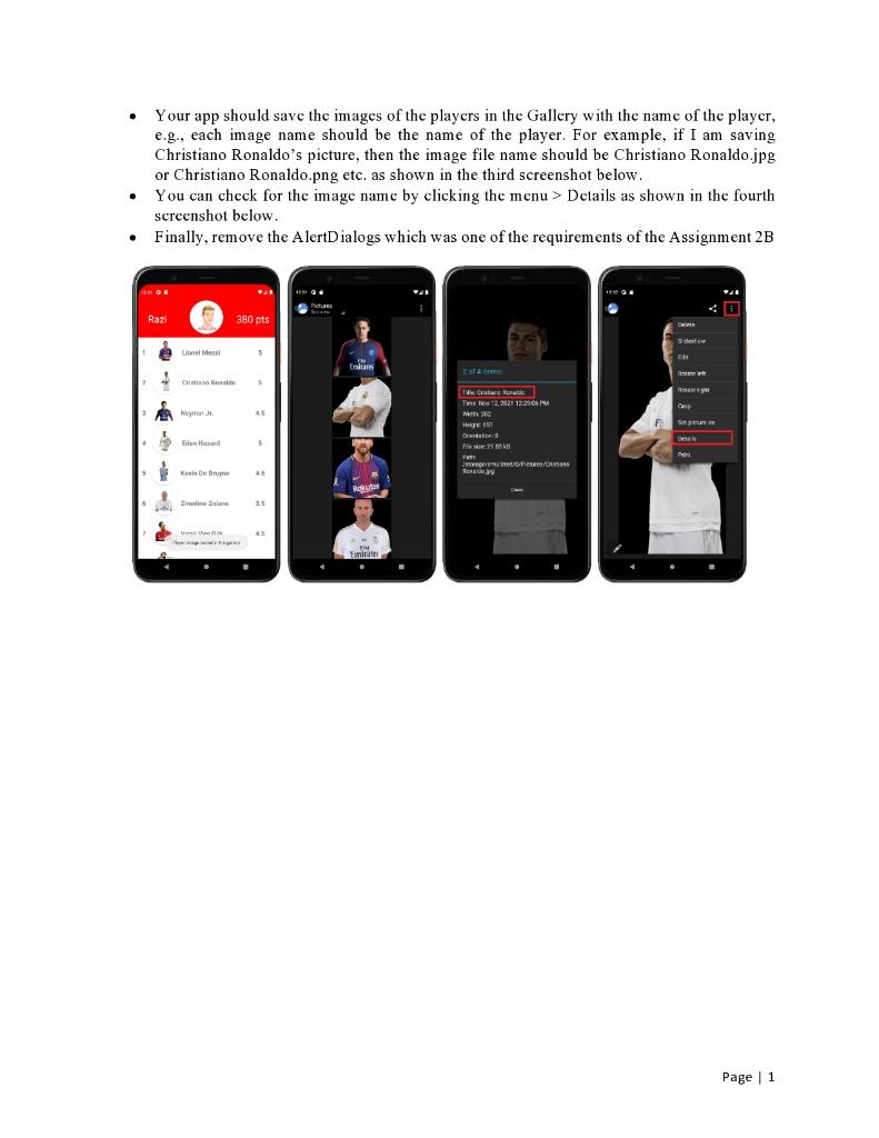 Solved Question You are required to develop an Android app | Chegg.com