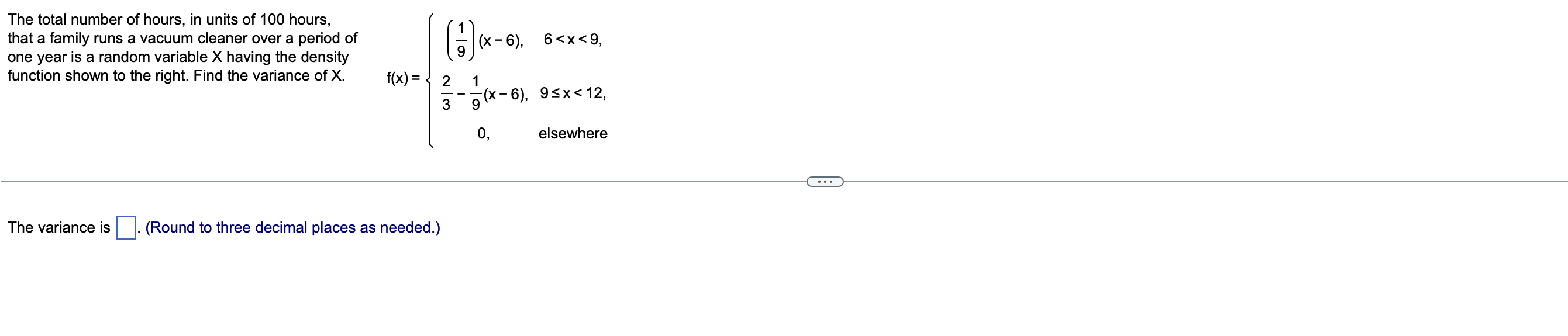 Solved The total number of hours, in units of 100 hours, | Chegg.com