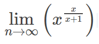 Solved limn→∞(xxx+1) | Chegg.com