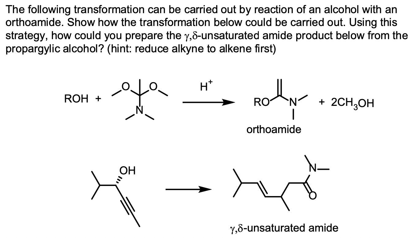 Solved The following transformation can be carried out by | Chegg.com