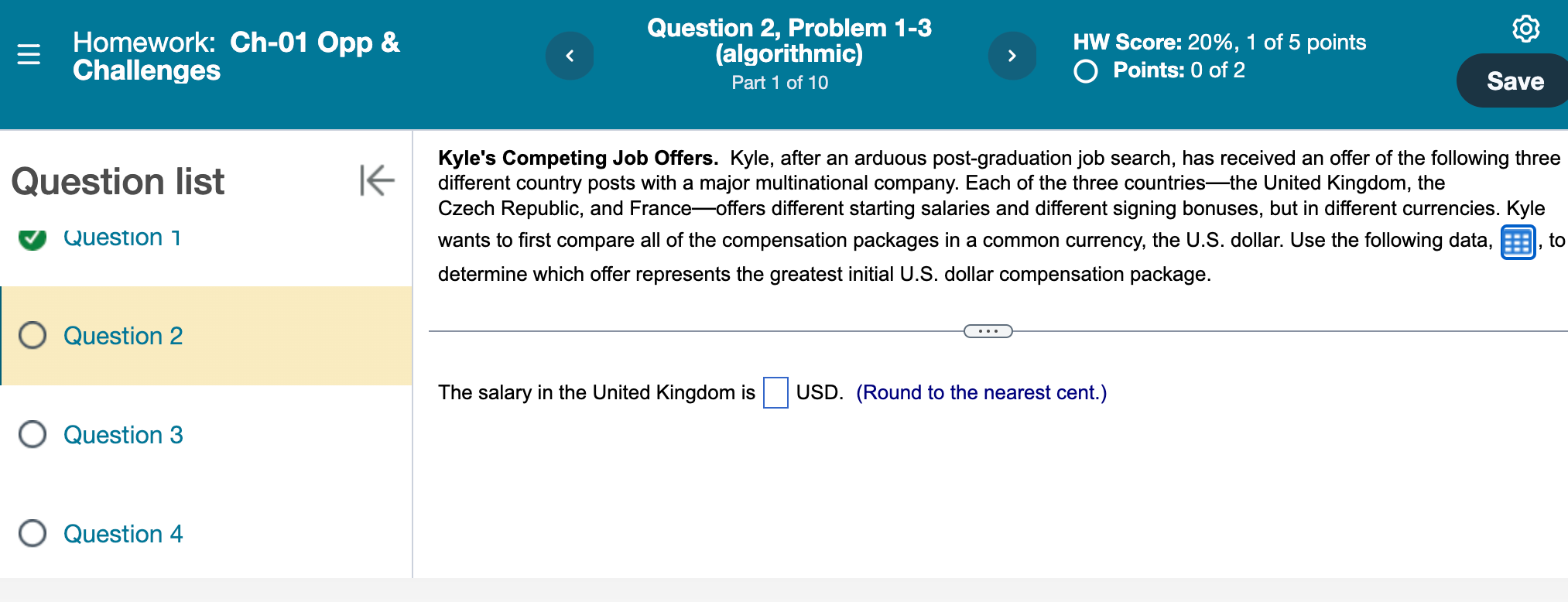 Solved Kyle's Competing Job Offers. Kyle, after an arduous | Chegg.com