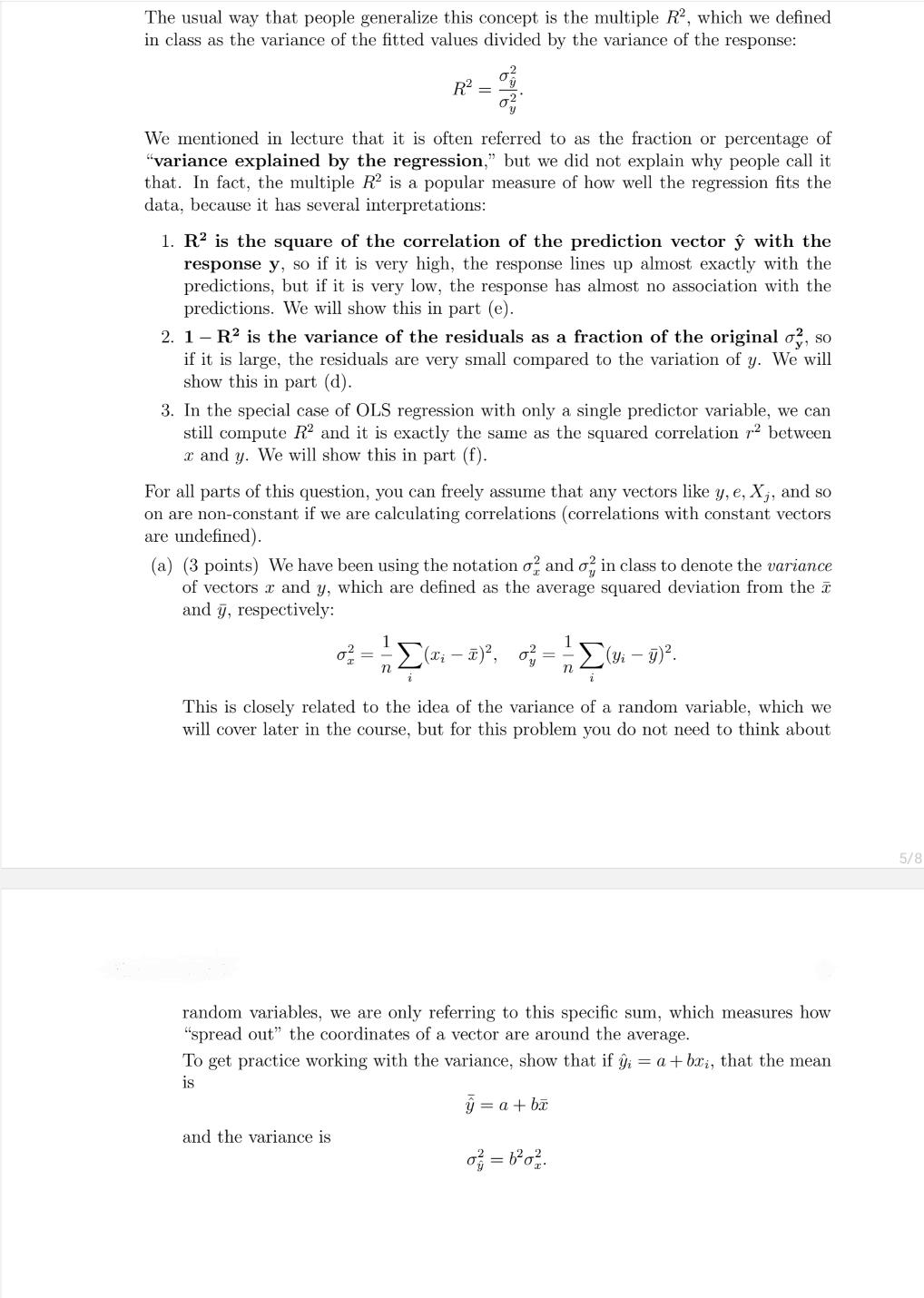 Solved The usual way that people generalize this concept is | Chegg.com