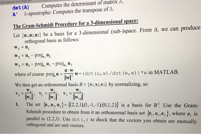 Solved Computes the determinant of matrix A A-apostrophe: | Chegg.com