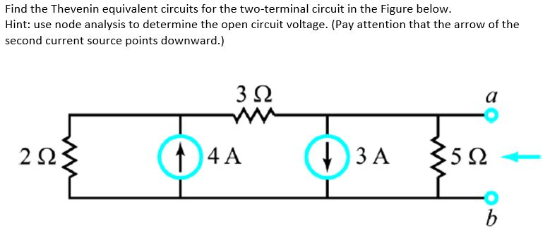 Solved Find the Thevenin equivalent circuits for the | Chegg.com