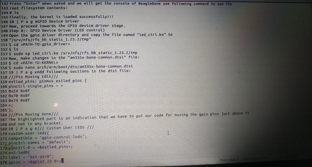 Answer using Beagle Bone Black in LINUX only, | Chegg.com
