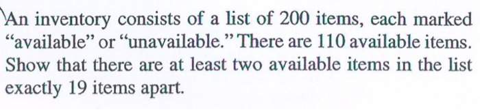 Solved An inventory consists of a list of 200 items, each | Chegg.com