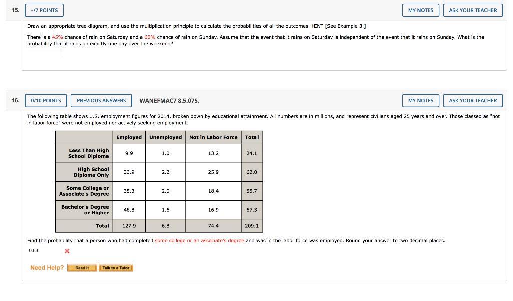 Solved 15. -/7 POINTS MY NOTES ASK YOUR TEACHER Draw an | Chegg.com