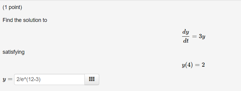 Solved Write f(t)=5(5)t in the form f(t)=P0ekt for some P0 | Chegg.com