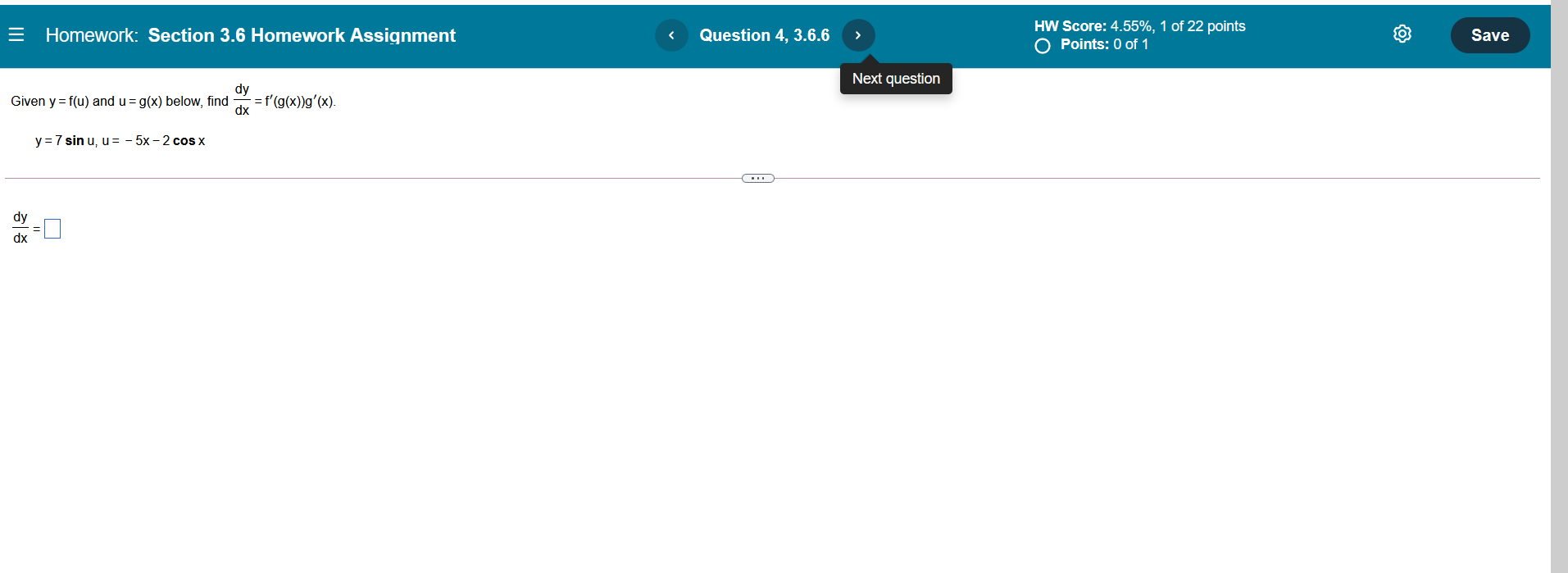 Solved Homework Section 3 6 Homework Assignment Question